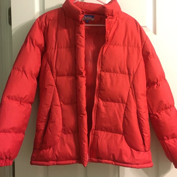 Jackets & Coats | Vintage Red Puffy Jacket Hooded | Poshmark